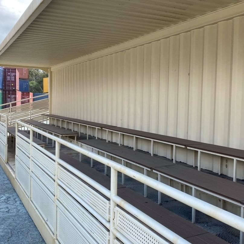 40ft HC Stadium Seating Container - Swift Container Lines