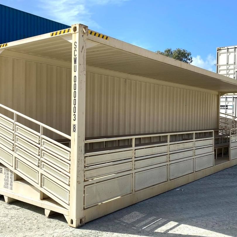 40ft HC Stadium Seating Container - Swift Container Lines