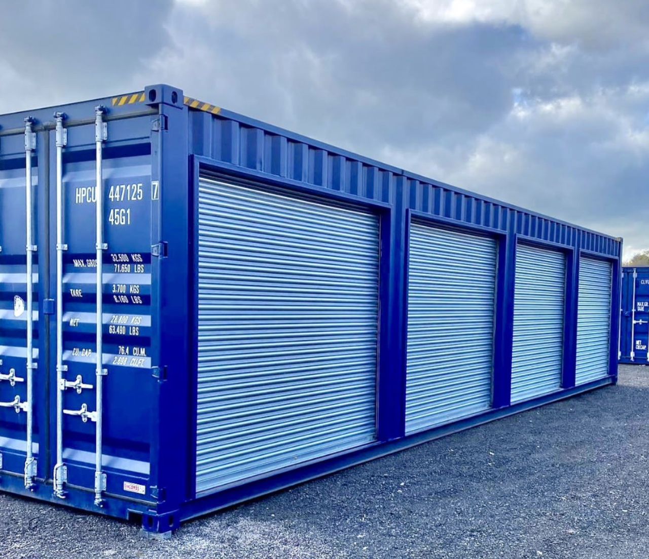 40’ Shipping Container with 4 roll up doors – Swift Container Lines